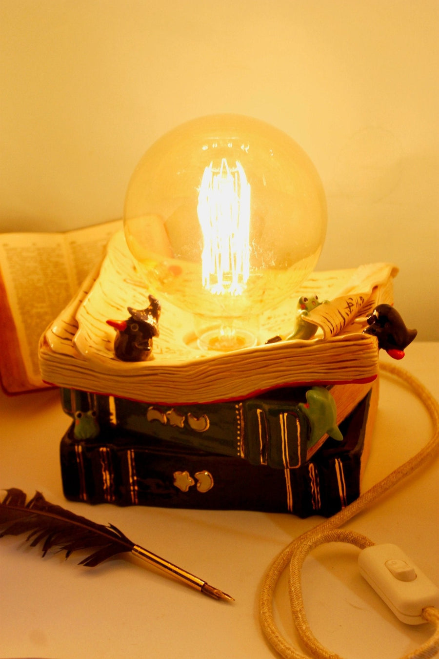 Magic Spell Books Lamp – Koki Craft