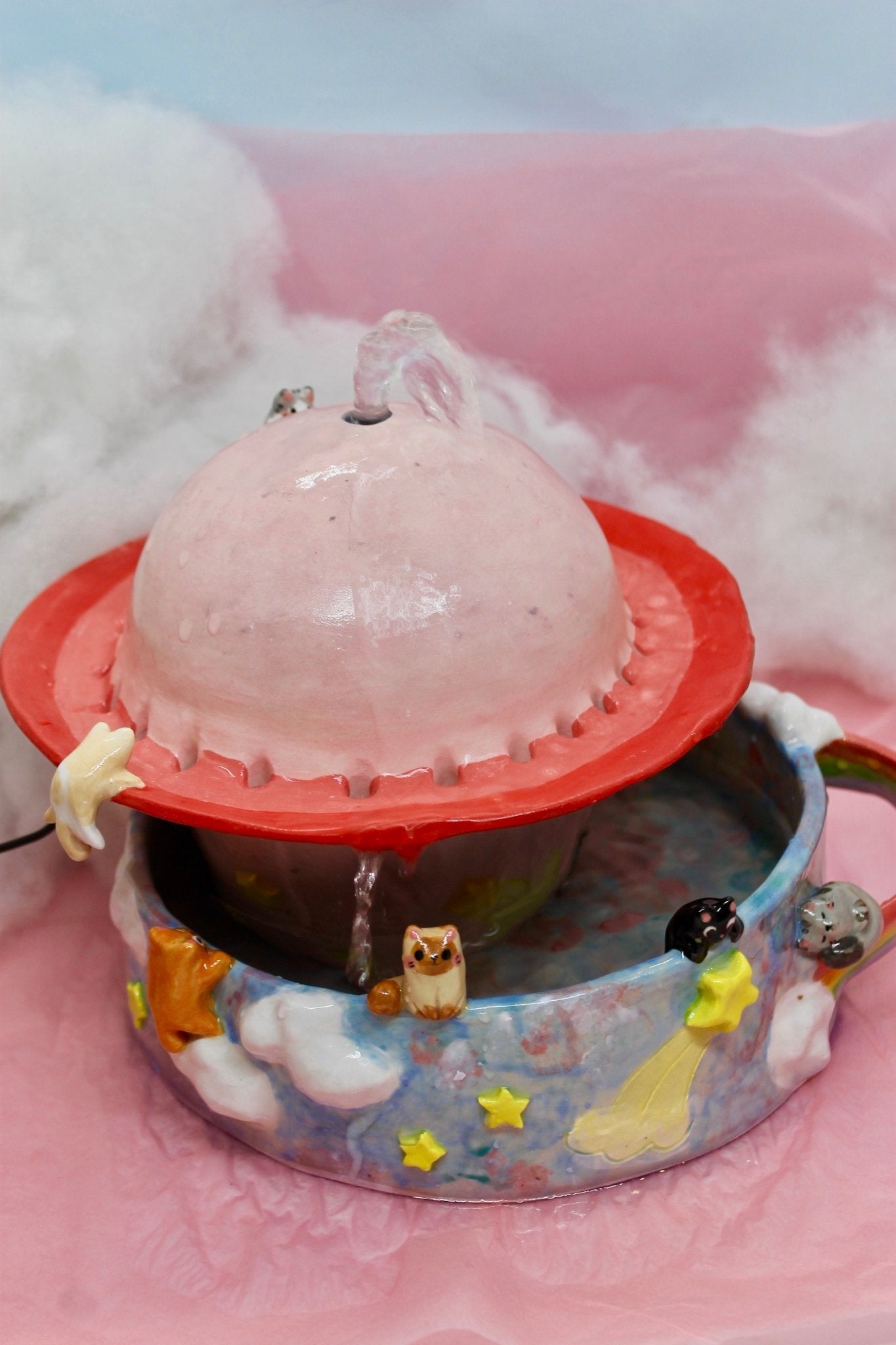 Space Cat Water Fountain – Koki Craft