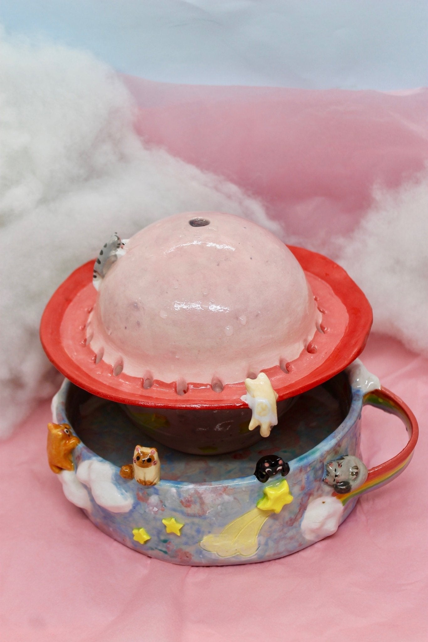 Space Cat Water Fountain – Koki Craft