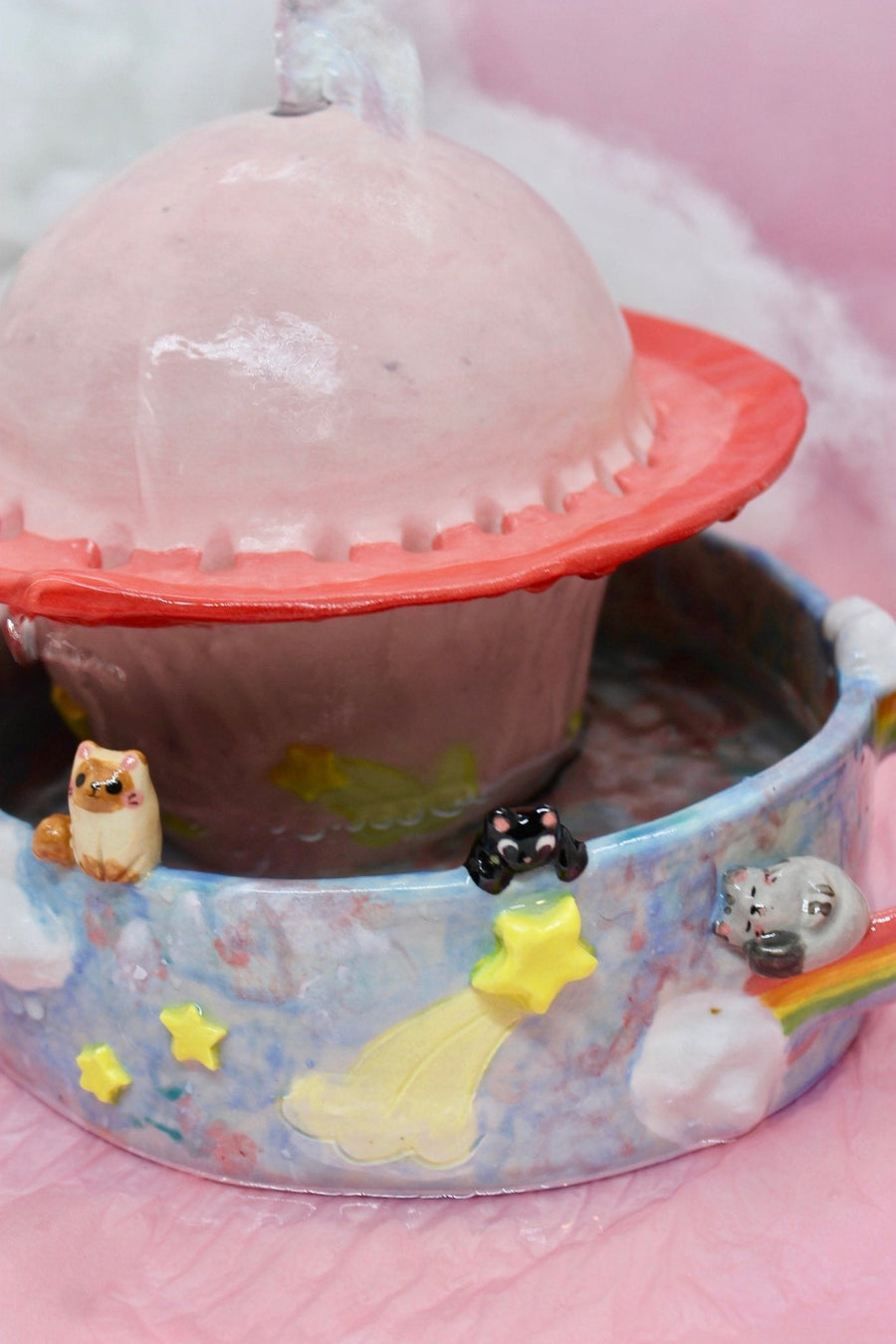 Space Cat Water Fountain – Koki Craft