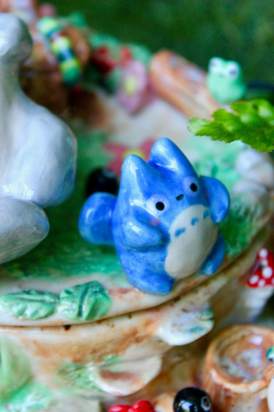 Totoro Waterfountain and music box – Koki Craft